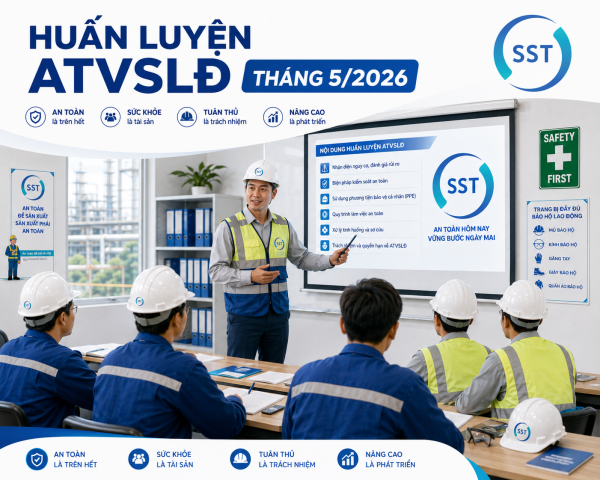Khóa huấn luyện an toàn vệ sinh lao động tháng 6/2026